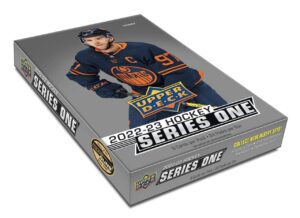 2022/23 upper deck series 1 nhl hockey hobby box (24 pks/bx)