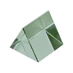 ajantaexports spectrometer prism (crown glass r.i. 1.51)25x25mm