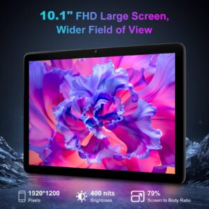 OSCAL 10.1 Inch Tablet(14+128GB) 1TB Expansion, Android 12 Tablet Computer, 13+8MP Camera, Octa-Core Processor, 6580mAh Battery, BT 5.0, 2.4G/5G WiFi, Parent Control, Google GMS Certified