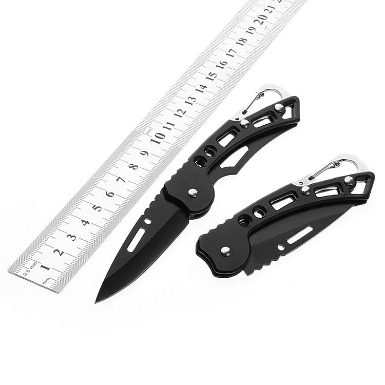 YITOO Key knife, 2Pcs Keychain multitool for Cutting Rope, Paper Boxes and Fruits Easy, Folding Knife Mini Keychain Knife