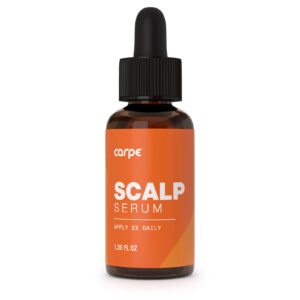 carpe scalp sweat serum - argan oil and ginger root serum designed to help with a sweaty hairline & sweaty scalp