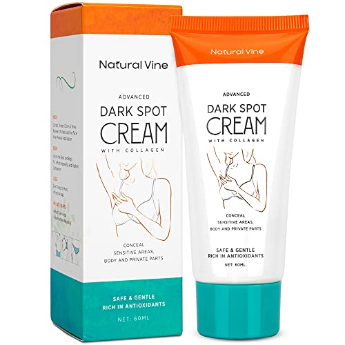 Natural Vine Dark Spot Corrector Cream, Dark Spot Remover for Body, Brightening Cream, Age Spot/Sun Spot/Brown Spot Remover, Dark Spot Cream, Instant Result, Moisturizes Armpit, Neck