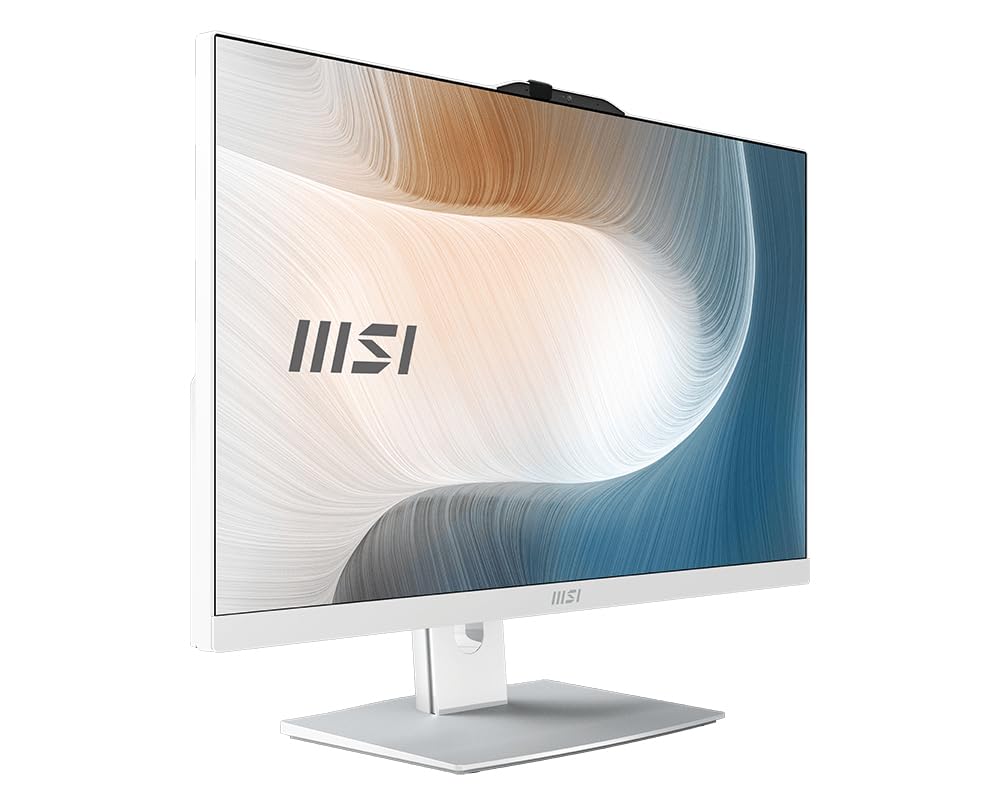 MSI Modern AM242P 12M-071DE All-in-One weiß - 60,5cm (23.8") FHD Display, Intel i7-1260P, 16GB RAM, 512GB SSD, Iris Xe