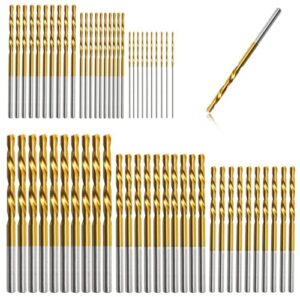 hyamass 60pcs twist drill bit set,1.0mm-3.5mm drill bit assorted set premium 4341 hss micro drill bits for hardened metal, stainless steel, cast iron, wood，plastic and aluminum alloy