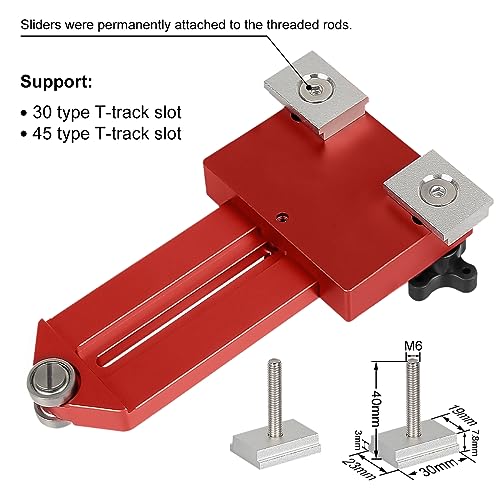 DDWT Extended Thin Rip Jig Table Saw Jig Guide for Repeat Narrow Strip Cuts Works with Saw Router Table Band Saw - Extended Version