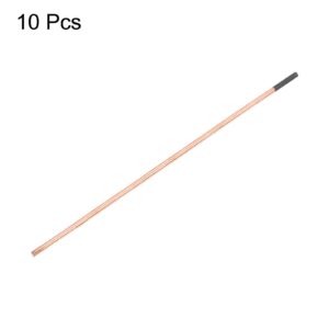 HARFINGTON 10pcs Copper Coated Gouging Carbon 4x355mm Carbon Gouging Rods Electrodes for Cutting and Gouging Metals