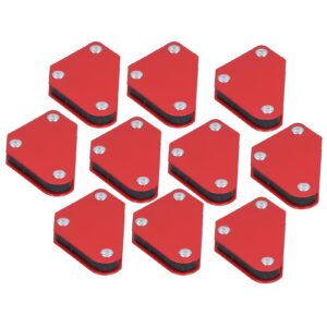 10 pcs welding magnet, welding magnet set 45° 90° 135° multi angle fixed soldering tools for equipment workshop welder maximum weight capacity 10lbs