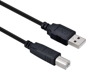 digitmon 15 feet high-speed usb 2.0 printer cable a to b for epson fx-890