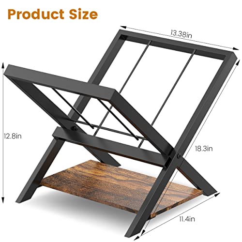 MAWEW Firewood Rack, Pack of 2, S304L Stainless Steel, Wood and Metal Structure, Rust-Resistant, Moisture-Proof, Easy to Clean, Space-Saving, Multi-Functional, Decorative, Foldable