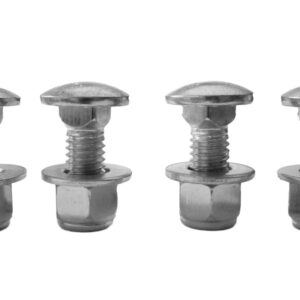 4PK Carriage Bolts 06200235 for Ariens Skid Shoe 02483059 Snowblower Parts with Washers and Lock Nuts