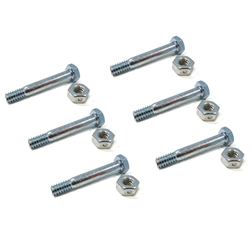 The ROP Shop | Pack of 6 - Shear Pin Bolt & Nut for Ariens Snowblower ST270, ST350, ST3520 20"