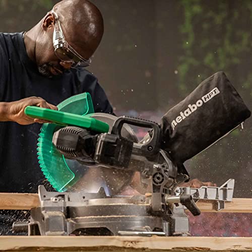 Metabo HPT 18V MultiVolt™ Cordless Miter Saw Kit | 10-Inch Blade | Includes 1-18V/36V MultiVolt™ Battery + Charger | Xact Cut LED Shadow Line System | C1810DFA