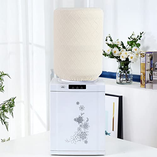 Water Dispenser Barrel Dust Cover Durable Fabric Water Cooler Covers Furniture Cover Protector Decoration Reusable Dust Proof Cover for 5 Gallons (Beige)