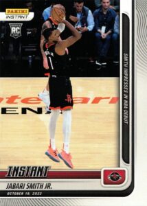 2022-23 panini instant basketball #7 jabari smith jr. rookie card rockets - only 624 made!