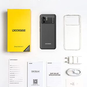 DOOGEE Unlocked Android Phone 2023, X98 PRO 9GB+64GB Android 12 Cell Phones, Helio G25 Octa Core, Dual 4G Phones Unlocked, 6.5" FHD+ Display Smartphone, 4200mAh, Face ID, T-Mobile, US Version