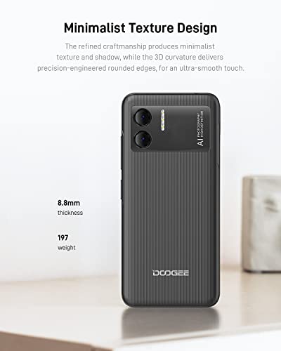 DOOGEE Unlocked Android Phone 2023, X98 PRO 9GB+64GB Android 12 Cell Phones, Helio G25 Octa Core, Dual 4G Phones Unlocked, 6.5" FHD+ Display Smartphone, 4200mAh, Face ID, T-Mobile, US Version