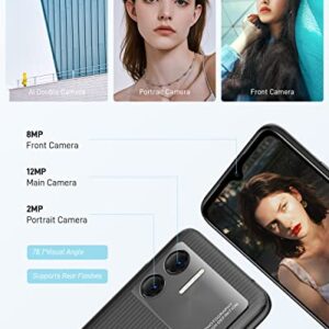 DOOGEE Unlocked Android Phone 2023, X98 PRO 9GB+64GB Android 12 Cell Phones, Helio G25 Octa Core, Dual 4G Phones Unlocked, 6.5" FHD+ Display Smartphone, 4200mAh, Face ID, T-Mobile, US Version