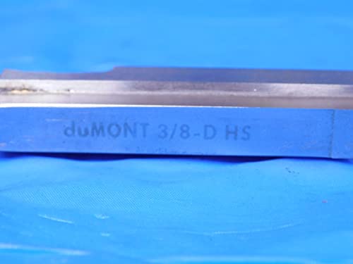 Dumont 3/8-D HSS Keyway Broach 3/8 Cutting Width + 1 1/2D Bushing Sleeve USA - MB11706CG2