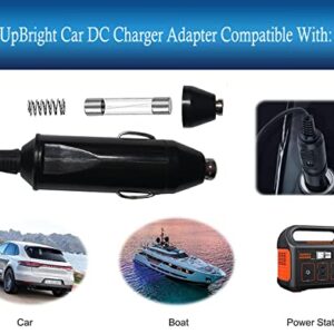 UpBright Car DC Adapter Compatible with Bluetti Portable Power Station Solar Generator Outdoor Camping Lithium Battery Backup Series DC7909 12 V 12-28 V Auto Vehicle Cigarette Lighter Charging Cable