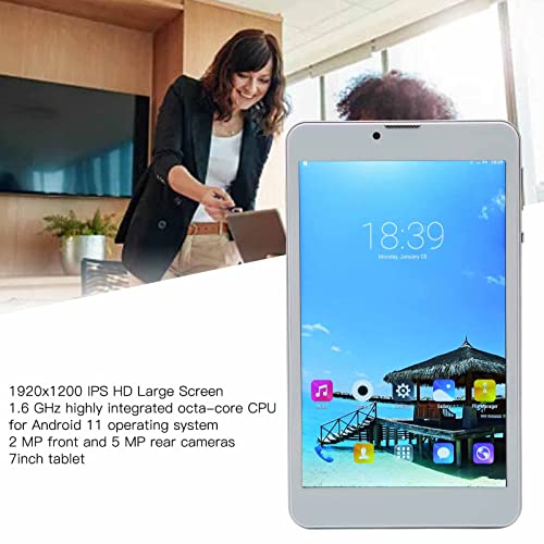 Tablet 7 inch, 1080p FHD IPS Screen, WiFi Tableta with Octa Core, 2GB RAM 32GB ROM, Dual Cameras, GPS, 3000mAh