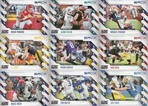 2022 panini score football cards sack attack insert set 15 cards micah parsons aaron donald tj watt strahan bosa and more