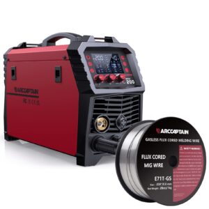 arccaptain mig200 welder & flux core wire .030"