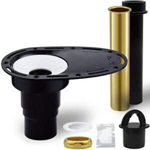 upgrade freestanding tub drain rough-in kit for freestanding bathtub, with brass pipe and abs pipe - cupc certification