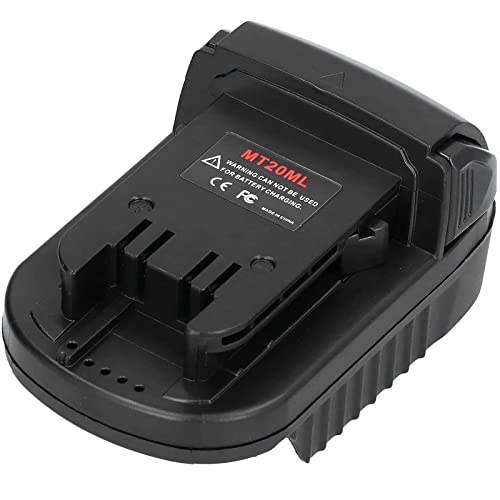 Lilocaja MT20ML Battery Adapter for Milwaukee M18 18V Tools, Makita to Milwaukee Battery Adapter Compatible with Makita 18V Max Li-ion Battery