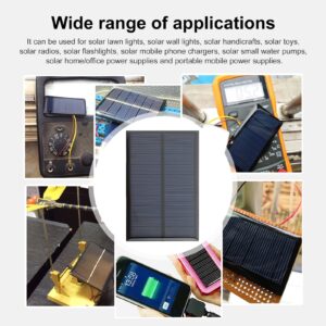 FellDen Micro Solar Panels with Wire, 5PCS 5V 200mA Photovoltaic Solar Cells Kit 110mmx60mm / 4.33''x 2.36''