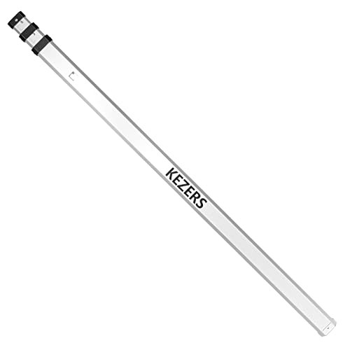 KEZERS 9 FT Dual Sided Aluminum Grade Rod - 8ths, 3 Section Telescopic Rod with Carrying Case