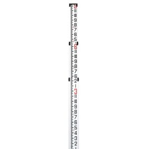 KEZERS 9 FT Dual Sided Aluminum Grade Rod - 8ths, 3 Section Telescopic Rod with Carrying Case