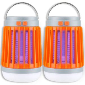 minyoutia mosquito bug killer cordless, mosquito zapper outdoor (2 pack)