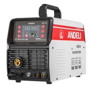 【Delete】ANDELI 110V/220V Multiprocess MIG Welder - MIG CUT TIG& MMA Welding and Flux Welding Without Gas LED Screen 5 in 1 Inverter MIG Welding Machine MCT-416