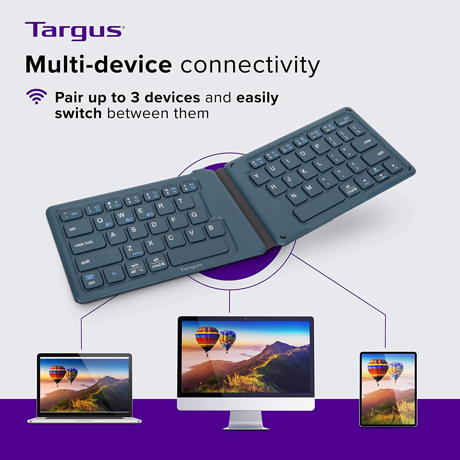 Targus Foldable Bluetooth Keyboard + Compact Mouse