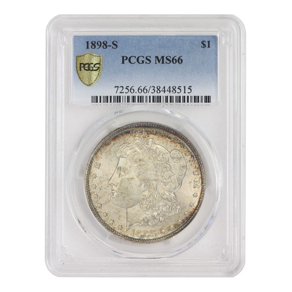 1898 S American Silver Morgan Dollar MS-66 $1 PCGS MS66