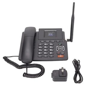 VOIP Phone, 100 240V Multifunction Wireless VoIP Phone Voicemail 2.4 Inch Color Screen for Business for Government Offices (US Plug)