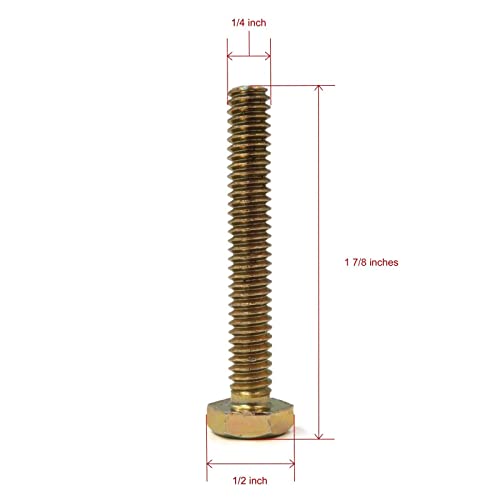 The ROP Shop | Pack of 10 - Shear Pin Bolt, Nut & Spacer for Rotary 8938, Oregon 80-748, 80748