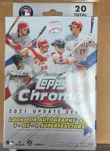 2021 Topps Chrome Update MLB Baseball Hanger Box FACTORY SEALED (Look for Possible Autographs & 1/1 Superfractors)