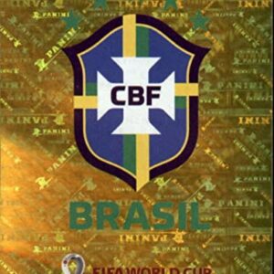 2022 Panini World Cup Qatar Sticker #BRA2 Team Logo FOIL Group G Brazil Mini Sticker Trading Card