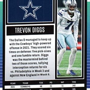 Trevon Diggs Panini Score Collectible Football Card - 2022 Panini Football Card #228 (Cowboys) Free Shipping!