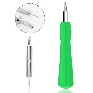 Doorbell Screwdriver Replacement,Double-ended T6 T15 Torx Screwdriver Bit Set Fit Video Doorbell, Video Doorbell 2 and Pro Doorbell Security Screw Only Green