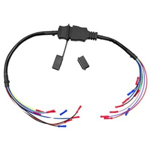 NTSUMI 9 Pin Truck and Plow Side Repair Harness Kit Fit for Western Fisher Snow Plow Replace 49317 22335K 49308 22336K