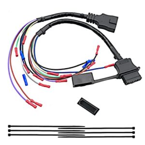 NTSUMI 9 Pin Truck and Plow Side Repair Harness Kit Fit for Western Fisher Snow Plow Replace 49317 22335K 49308 22336K