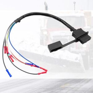 NTSUMI 9 Pin Truck and Plow Side Repair Harness Kit Fit for Western Fisher Snow Plow Replace 49317 22335K 49308 22336K