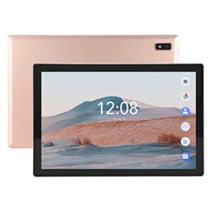 rosvola 10.1in hd tablet, tablet pc 3gb 64gb dual cameras 100-240v dual sim dual standby for learning (us plug)