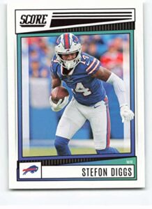 2022 score #262 stefon diggs buffalo bills nfl football trading card