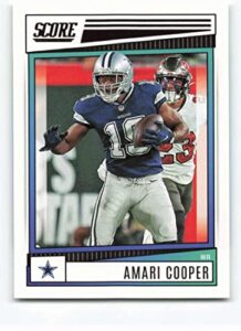 2022 score #220 amari cooper dallas cowboys nfl football trading card