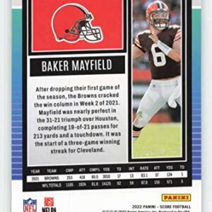 2022 Score #203 Baker Mayfield Cleveland Browns NFL Football Trading Card