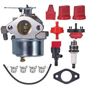 mikatesi 640169 carburetor for tecumseh snow king 11.5hp engines oh318sa ohsk80 ohsk90 ohsk100 ohsk110 90 80 snow blower - toro 38079 38542 38546 38547 38558 38559 38560 38650 38651 carburetor