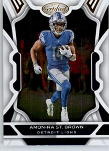 football nfl 2022 panini certified #35 amon-ra st. brown nm near mint lions